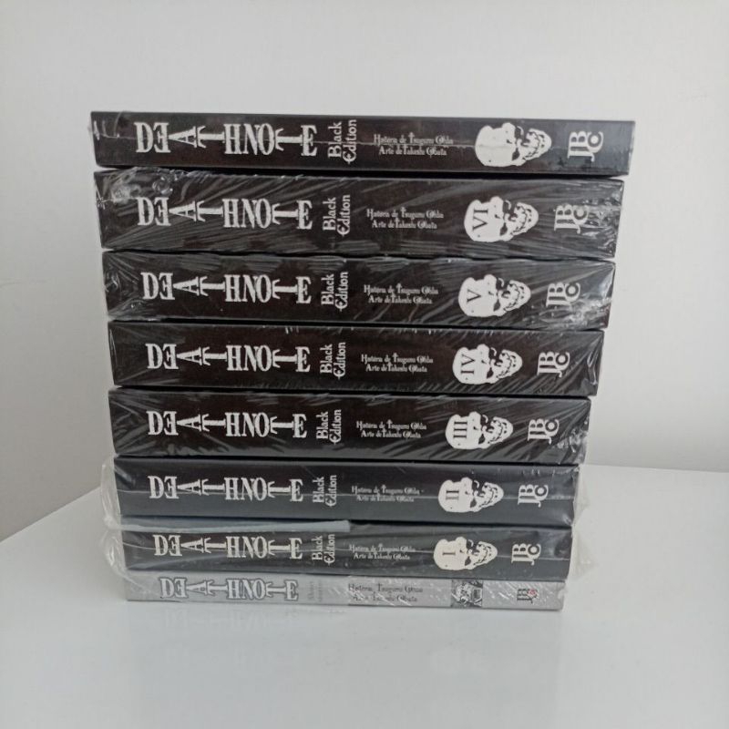 Mangá Death Note Black Edition - coleção 1 a 6 + How to read + short ...