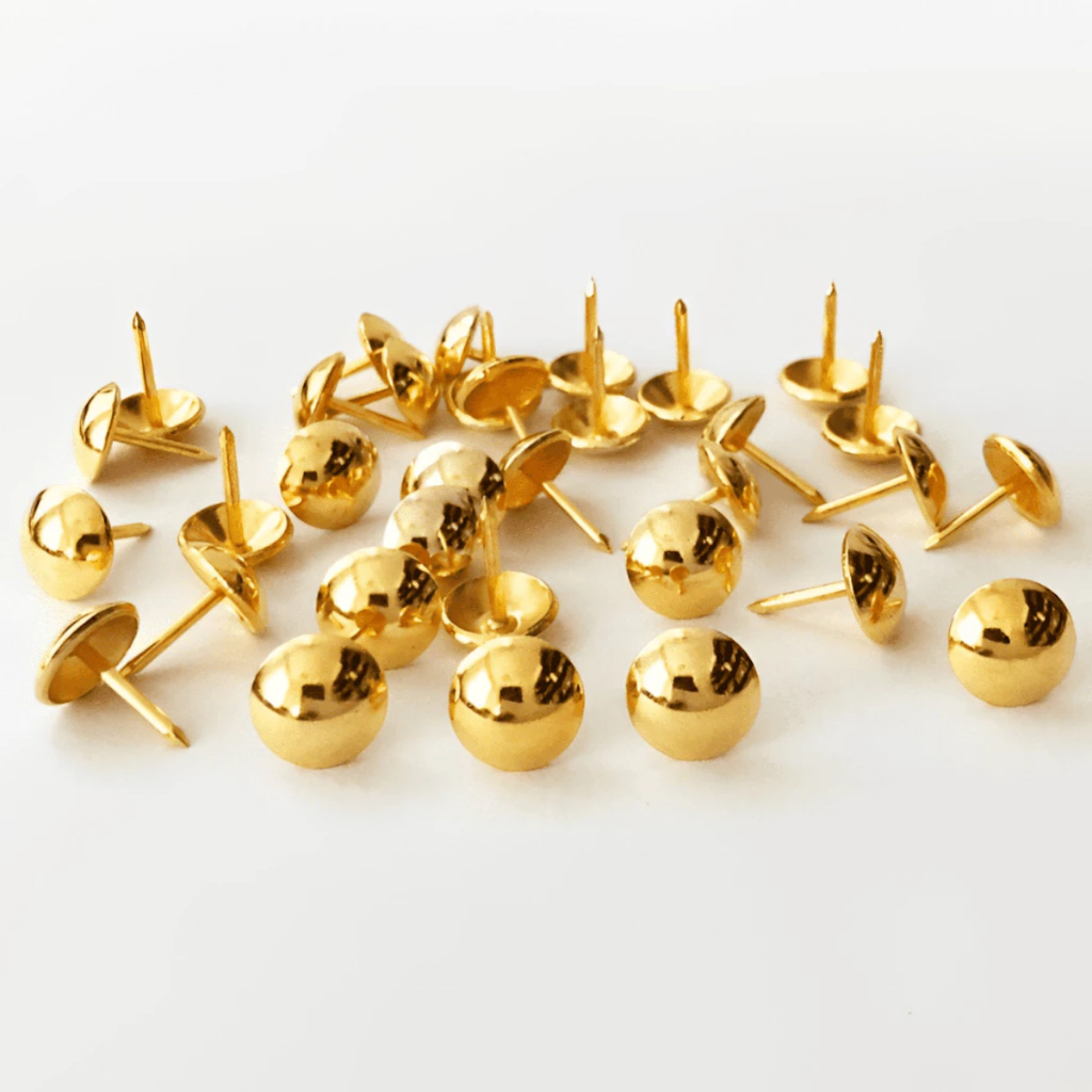 Tachinha Percevejo Kit Com 200 Latona Dourado Ouro Metal 11X10MM ...