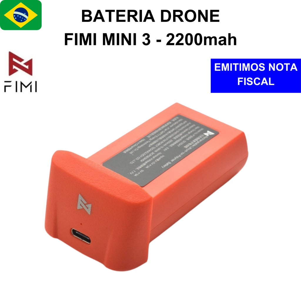 Bateria Fimi Mini 3 2200mah Original Nova Lacrada | Shopee Brasil