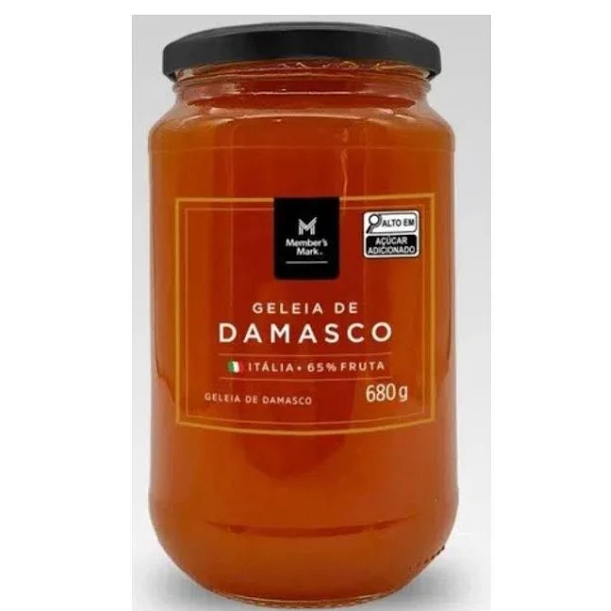 Geleia Italiana de Damasco Member's Mark Vidro 680g Importada | Shopee ...