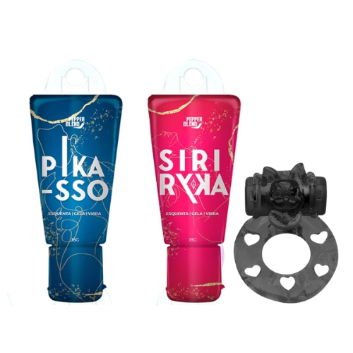 KIT CASAL-PIKASSO & SIRIRYKA-ANEL PENIANO VIBRATORIO | Shopee Brasil