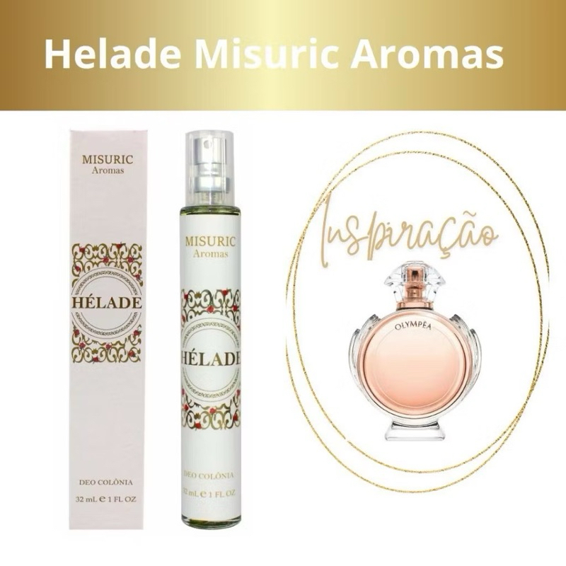 Perfume Misuric Aromas Feminina 32ml - Hélade (Olympéa - Paco Rabanne ...