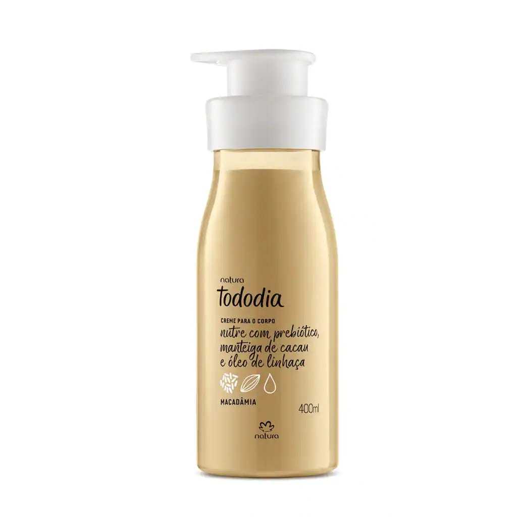 Hidratante de Macadâmia Natura Creme Para O Corpo 400ml Original Natura Tododia | Shopee Brasil