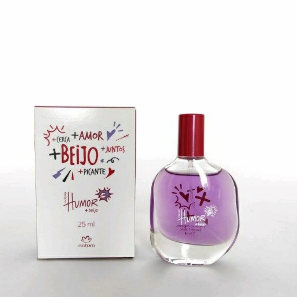 Perfume Natura Humor + Beijo Miniatura 25ml | Shopee Brasil