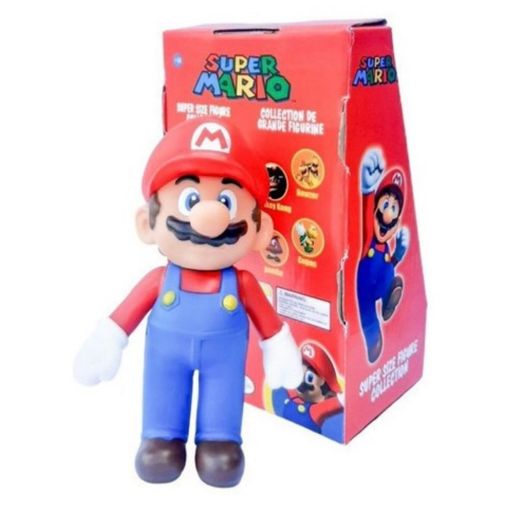Boneco Mario Super Mario Collection 21cm Action Figure | Shopee Brasil