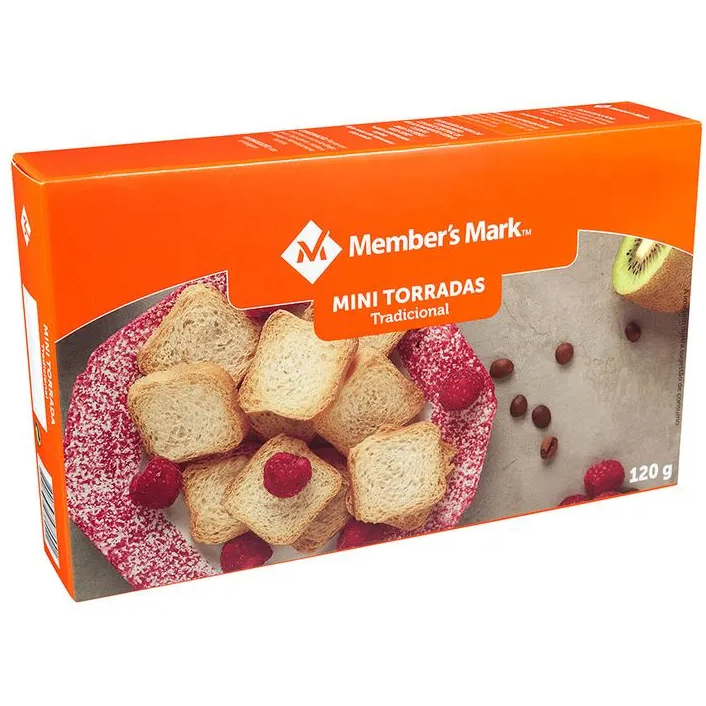 Mini Torrada Tradicional Member's Mark 120g - Importada Portugal ...