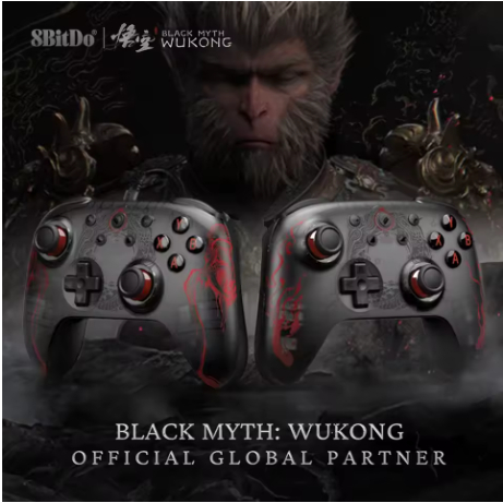 Controle Wireless 8bitdo - Ultimate 2c Black Myth Wukong Cor Preto ...