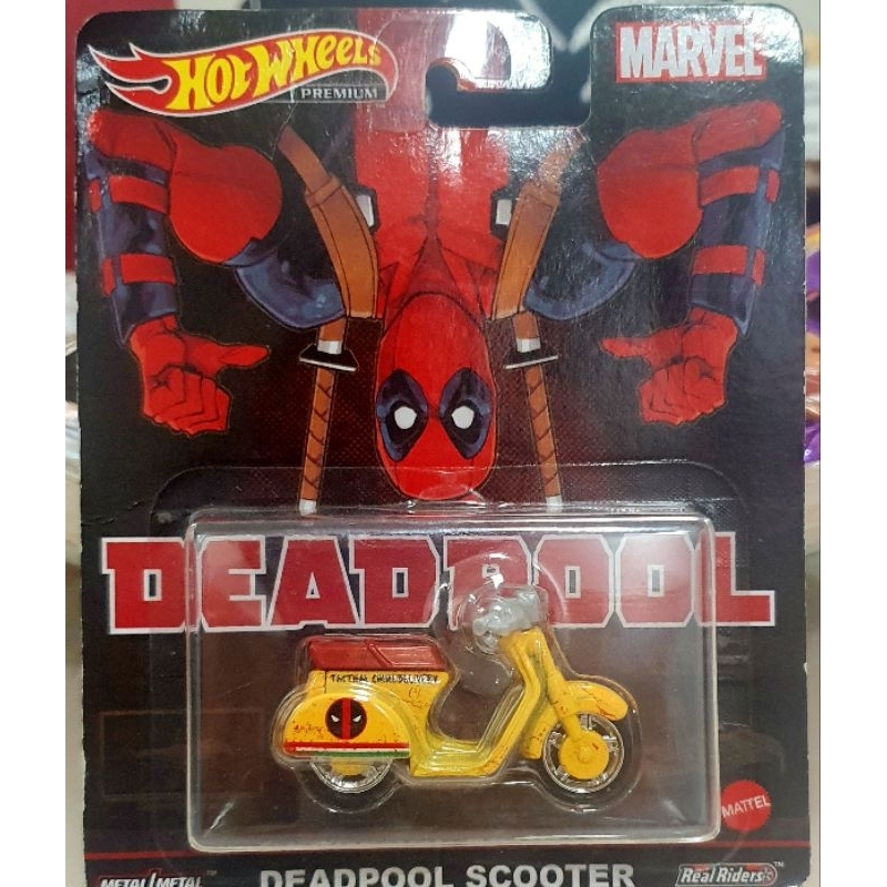 HOT WHEELS - DEADPOOL SCOOTER. | Shopee Brasil