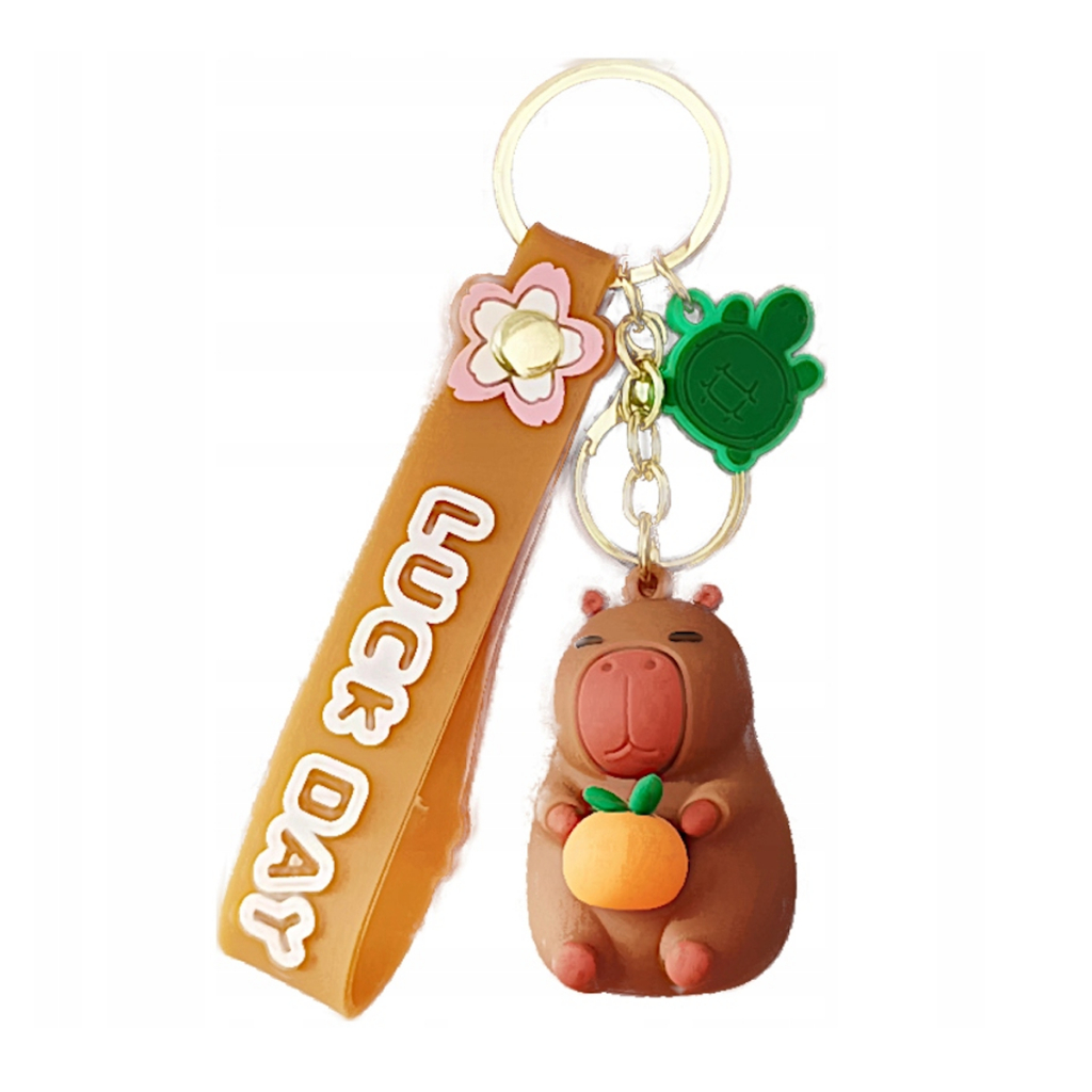 Chaveiro Emborrachado Premium Capivara Capybara Capiva Fofa | Shopee Brasil