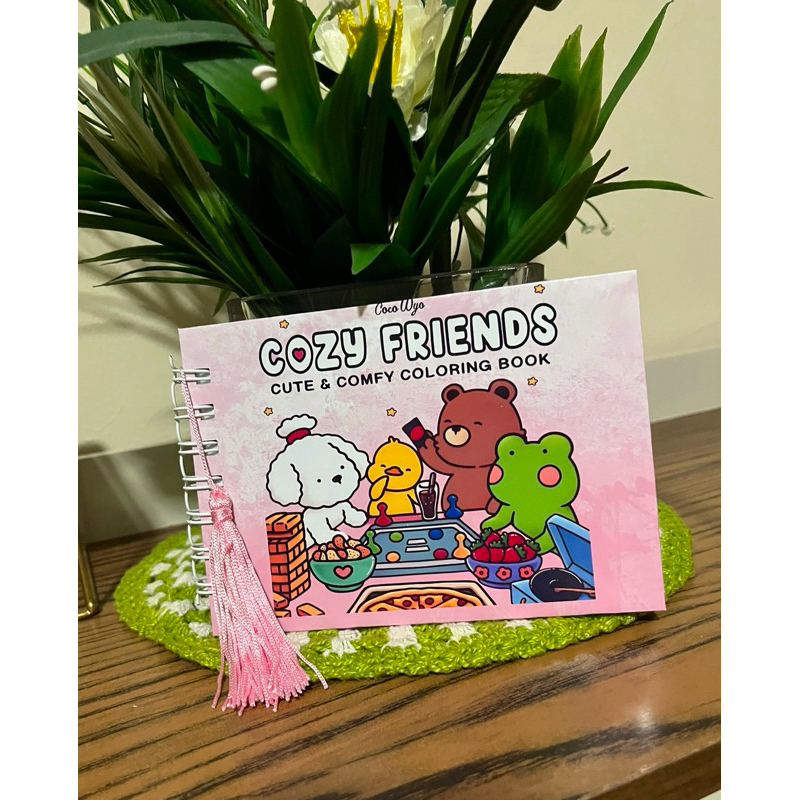 Livro COZY FRIENDS de colorir | Shopee Brasil