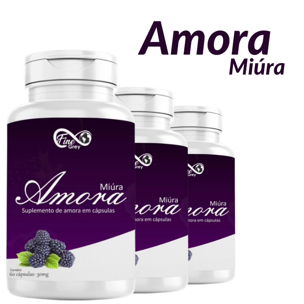 Suplemento de Amora Miura 100% Pura 120 Capsulas 500 gm (Vitamina ...