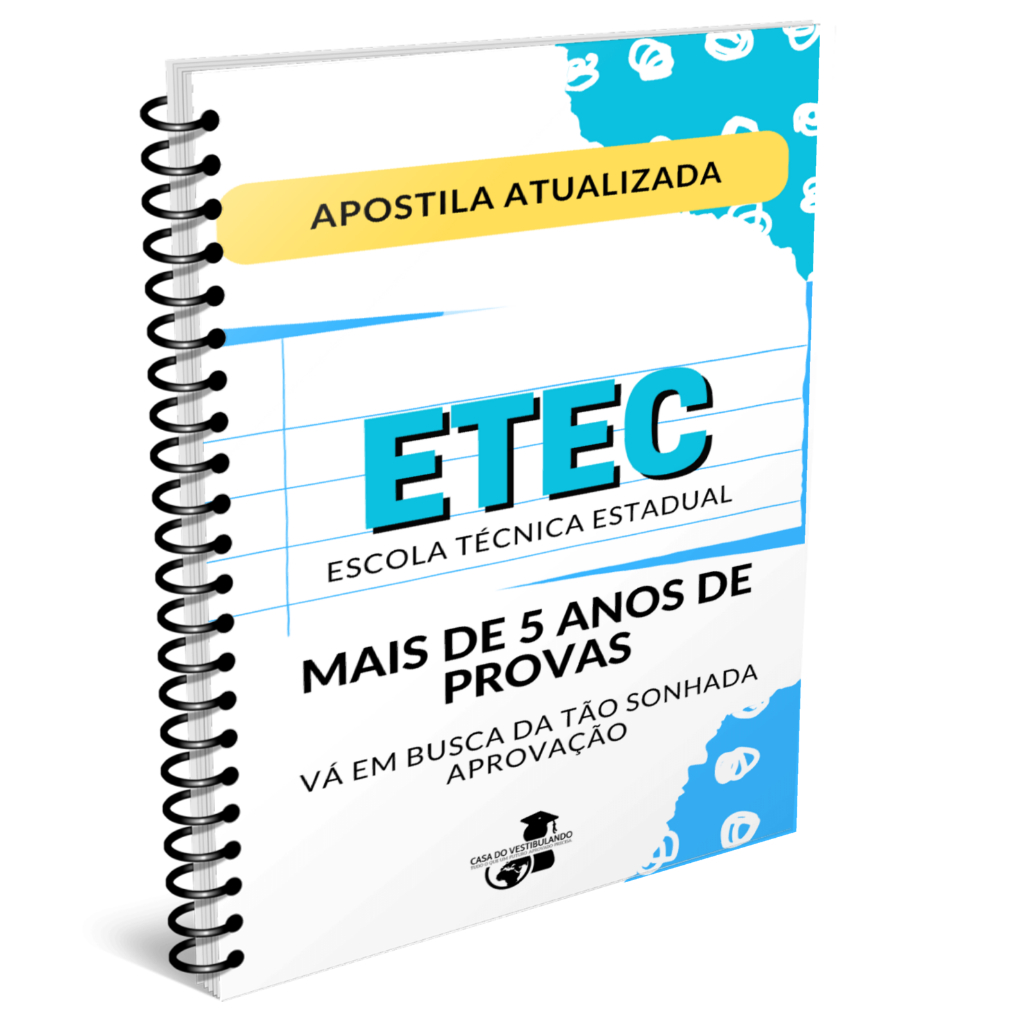 APOSTILA ETEC / VESTIBULINHO 2026 - Com mais de 5 ANOS de Provas + Gabaritos oficiais | Shopee ...