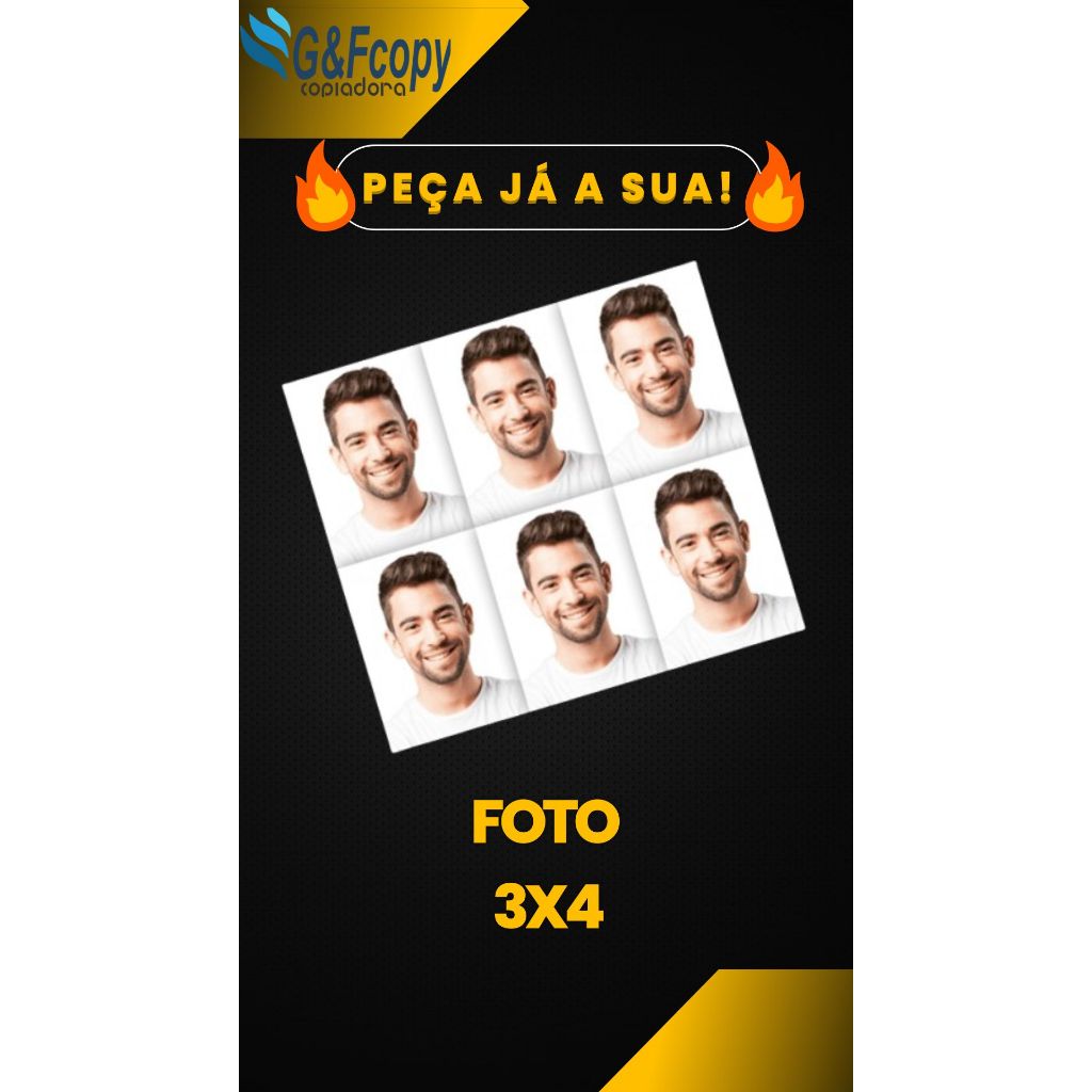 19 Foto 3x4 com Resolução Full HD | Shopee Brasil