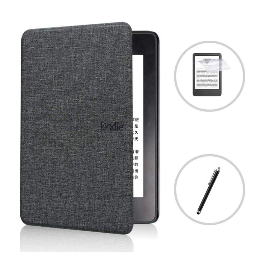 Capa Kindle 11 Geração 2024 e 2022 Função Hibernar Película Fosca e ...
