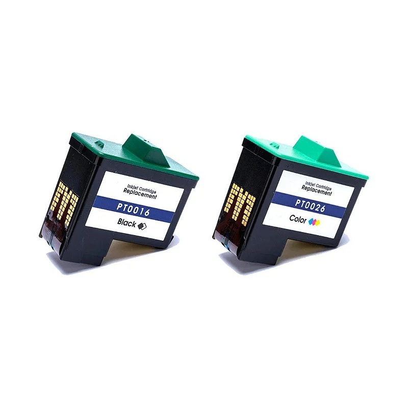 Kit Cartuchos Lexmark 16 e 26 X1100 X1185 Z13 Z25 Z33 Z500 Z515 ...