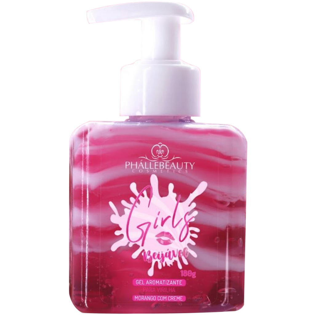 Gel Virilha Beijável Girls Aromatizante Morango e Creme Phállebeauty ...
