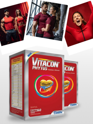 KIT, Multivitaminico Vitacon Phytus 60CAPS- Vitaminas de A-Z com ômega ...