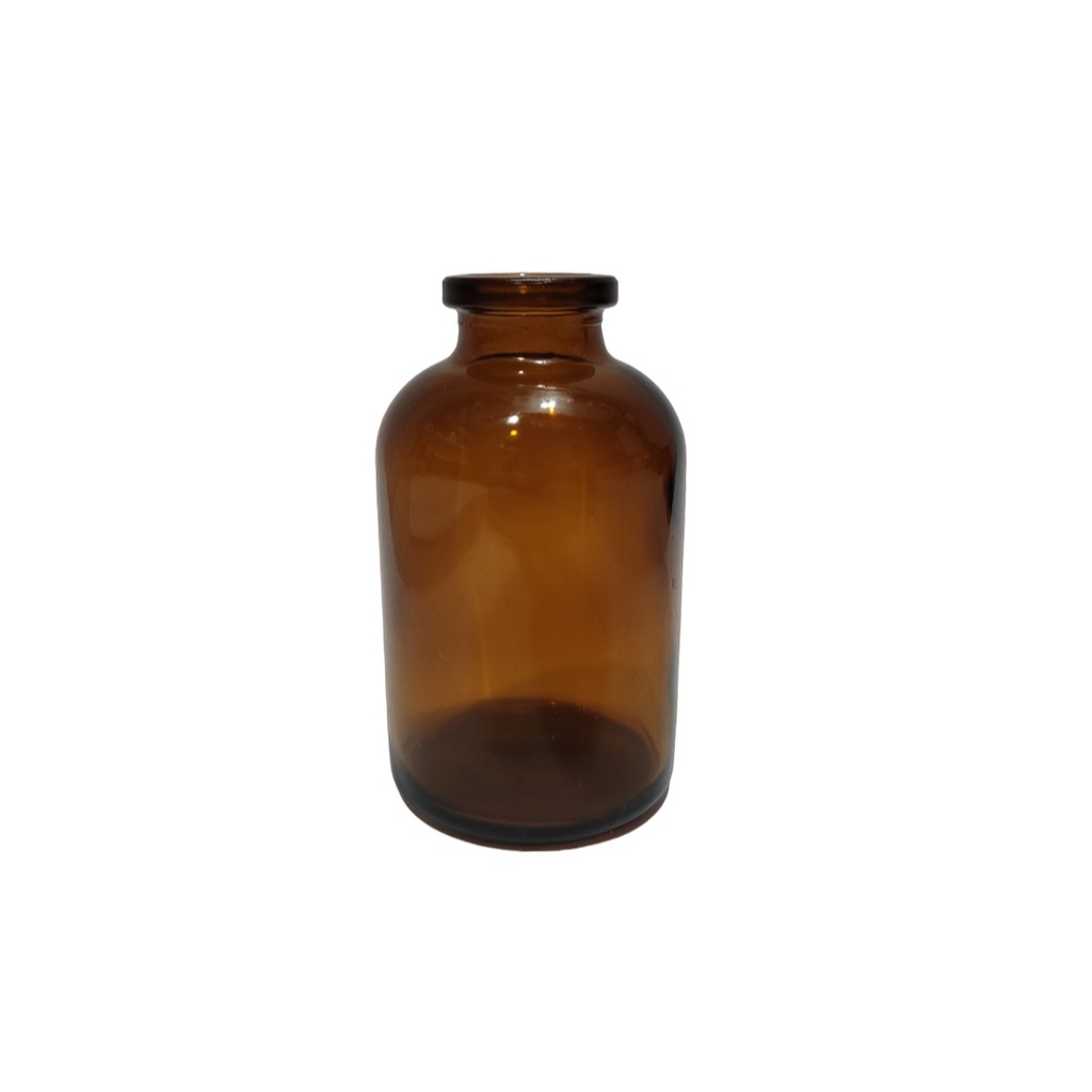 Frasco de Vidro injetavel penicilina 30 ml Ambar sem tampa pct 20 un ... Frasco de Vidro injetavel penicilina 30 ml Ambar sem tampa pct 20 un ...