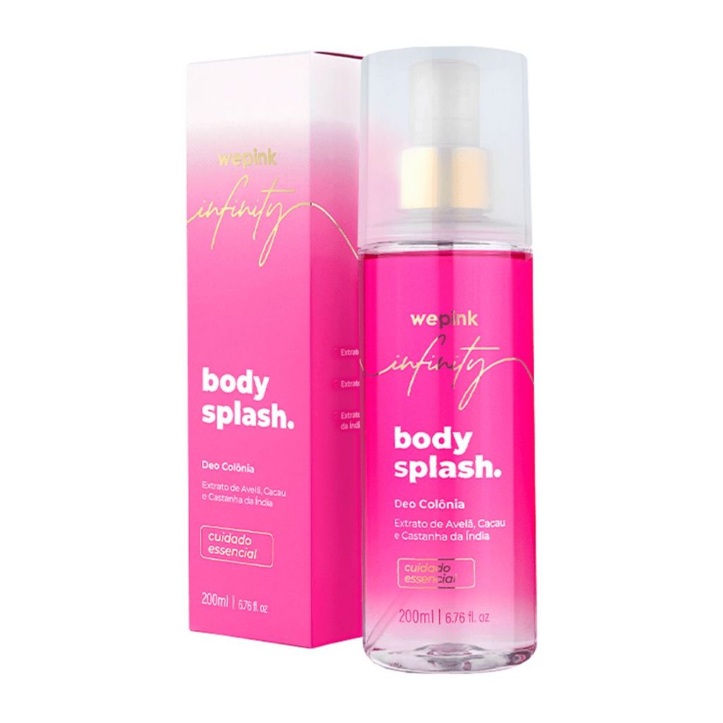 Kit SkinCare We Pink Body Splash Glamour Completo Melu By Ruby Rose ...