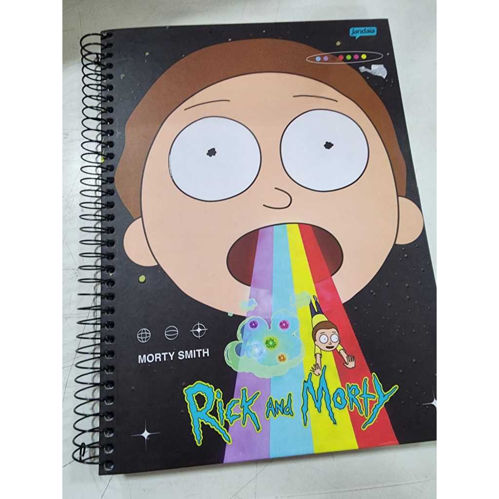 CADERNO RICK E MORTY 10 MATERIAS (ESTAMPAS) | Shopee Brasil