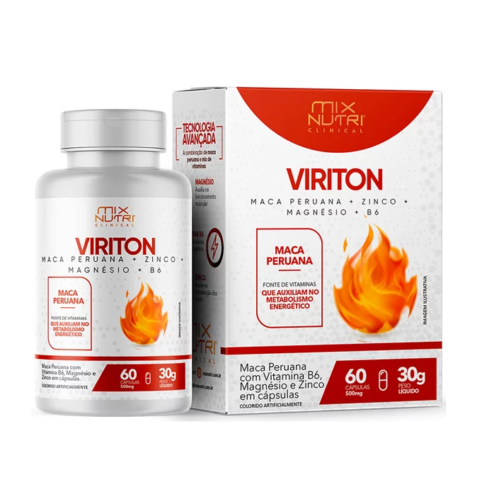 CLINICAL - VIRITON - 60 CAPS MACA PERUANA | Shopee Brasil