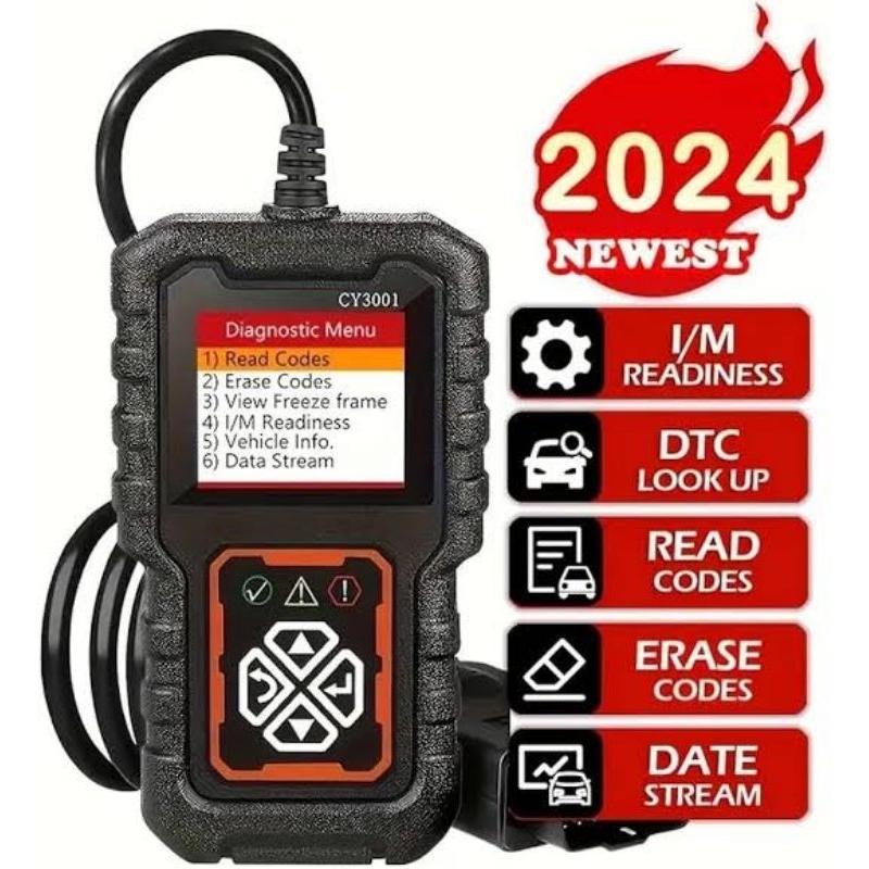 Leitor de Códigos OBD2 Cy3001 scanner ELM327 Ferramenta de Diagnóstico ...