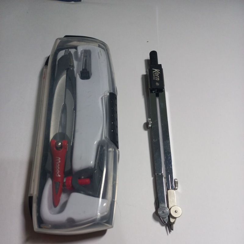 Kit compasso profissional kern + compasso Mapped | Shopee Brasil