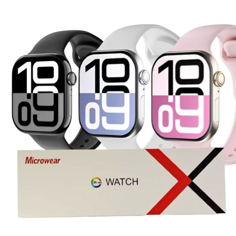 Smartwatch W10 Watch X Pro Amoled NFC IP68 Serie 10 ChatGPT 1GB Foto ...