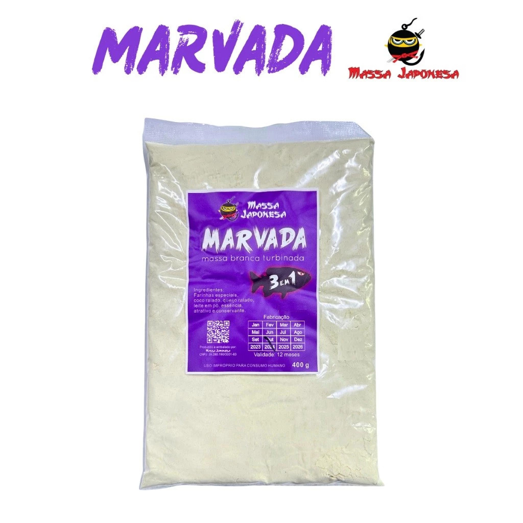 KIT 3uns Massa Japonesa MARVADA massa Branca para TAMBA | Shopee Brasil