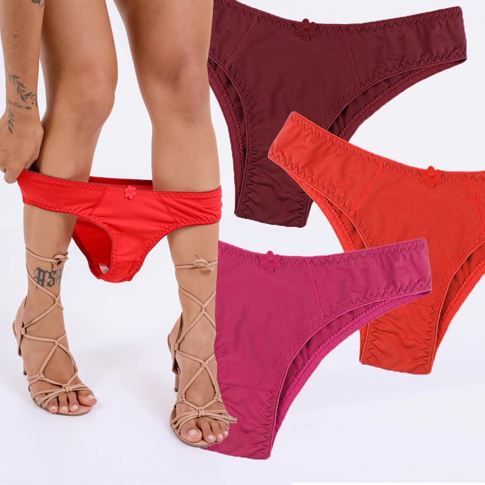 Lote 50 Calcinhas Diversos Lycra Femenina Sexy | Shopee Brasil