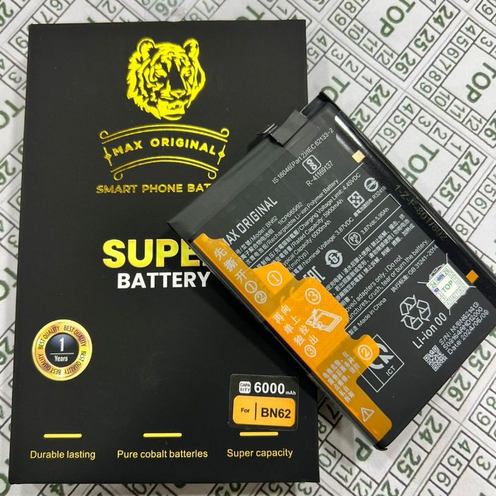 Flex batt BN62 Redmi poco M3 Redmi 9t Note 9 4G Baterias de qualidade ...