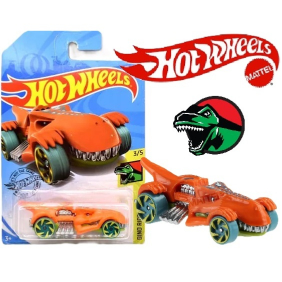 Hot Wheels - T-Rextroyer - Dino Riders - FYF45 - Mattel | Shopee Brasil