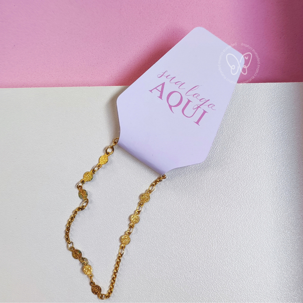 Tag para pulseiras personalizada com logo | Shopee Brasil