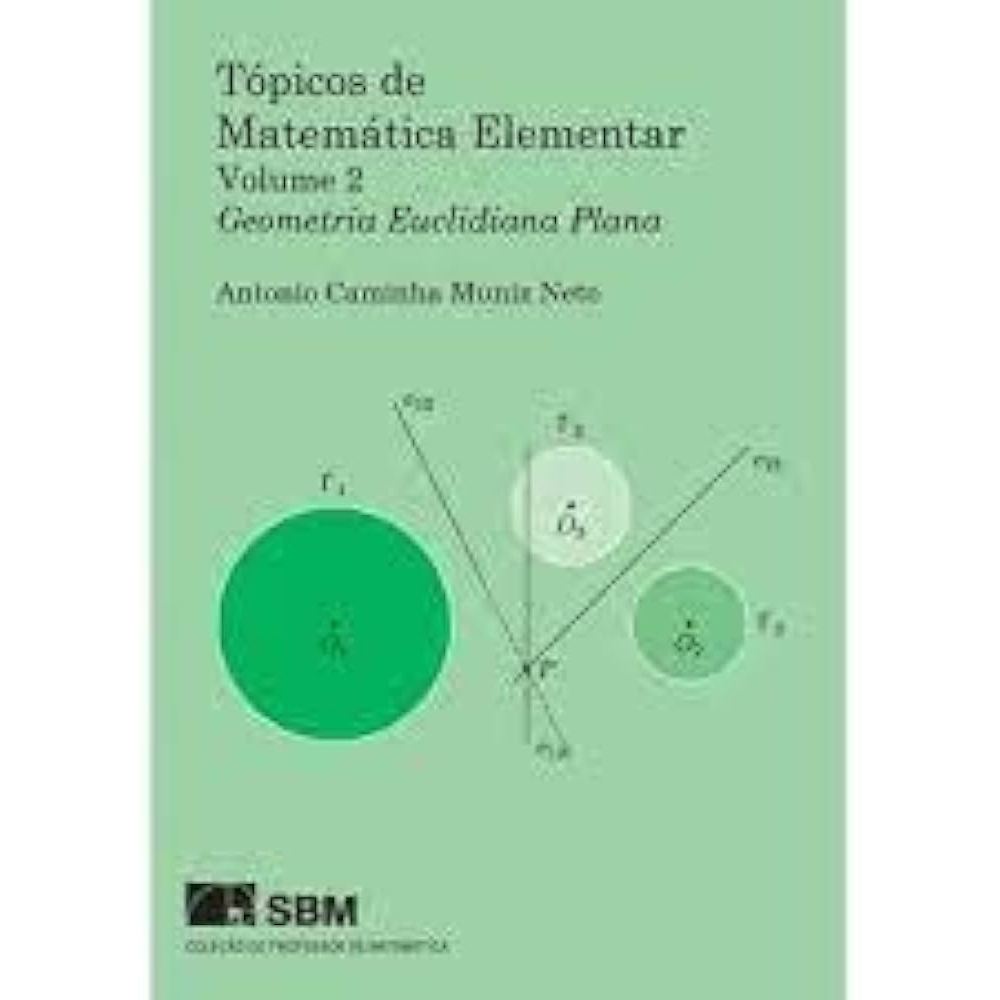 Tópicos de Matemática Elementar - Volume 2 Geometria Euclidiana Plana | Shopee Brasil