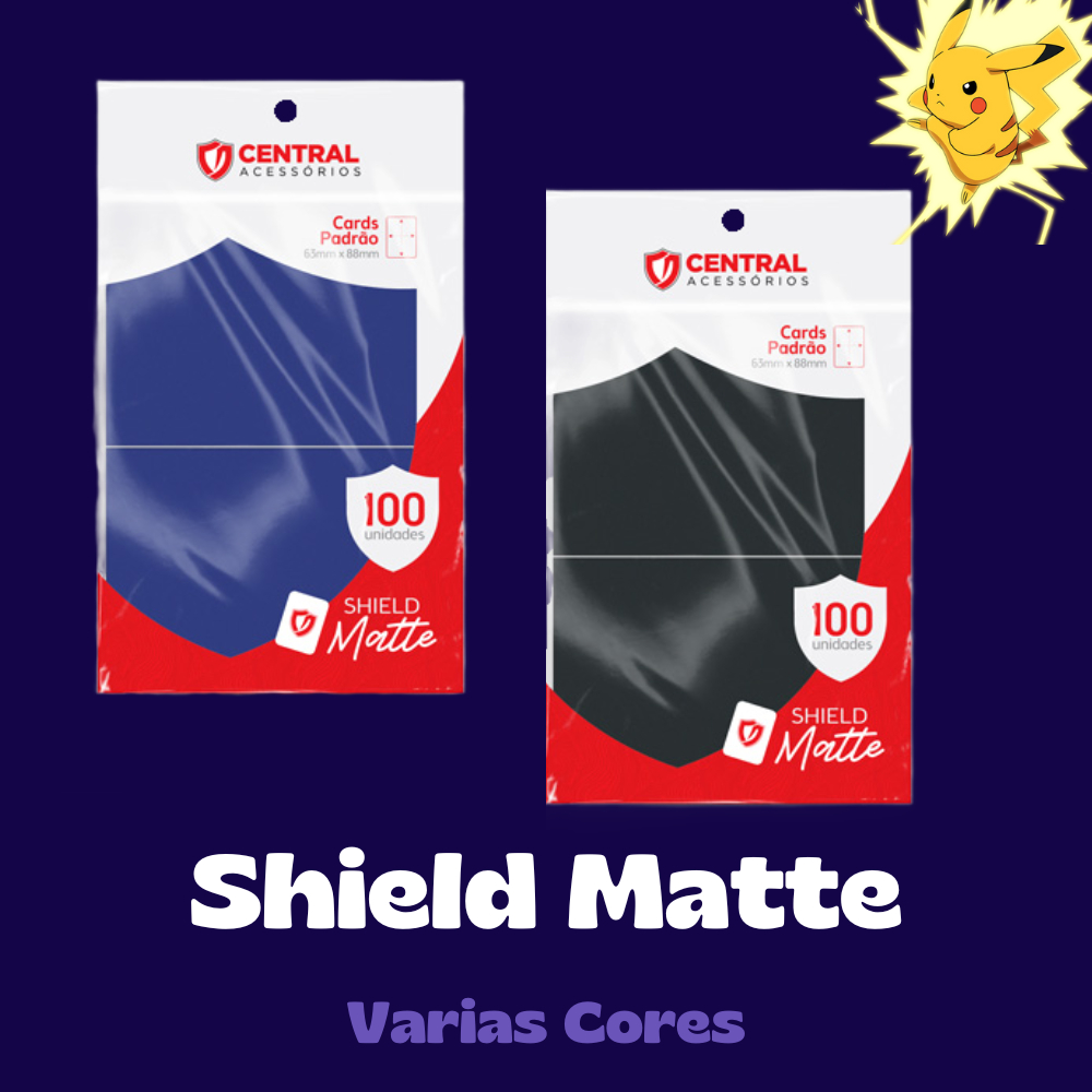 Shield – Matte / Central Shield / Sleeve / Protetor de cartas | Shopee ...