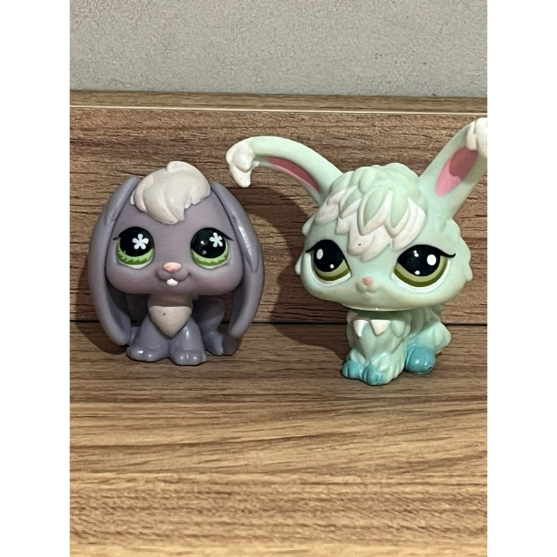 Littlest Pet Shop LPS Coelhas #2424 e #648 | Shopee Brasil