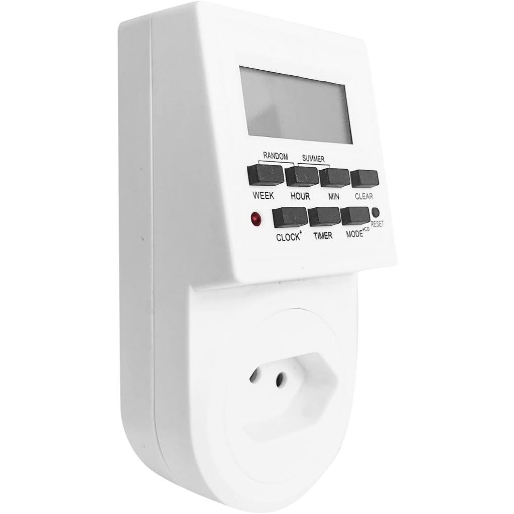 Timer Digital e Temporizador Tomada Lcd/Visor Programavel Energia ...