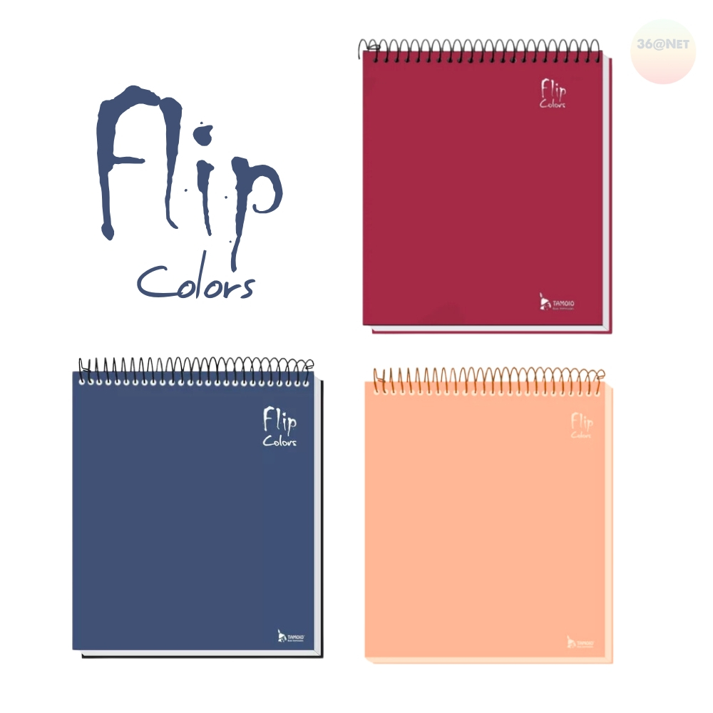 CADERNO FLIP COLORS UNIVERSITÁRIO 10 MATÉRIAS TAMOIO | Shopee Brasil