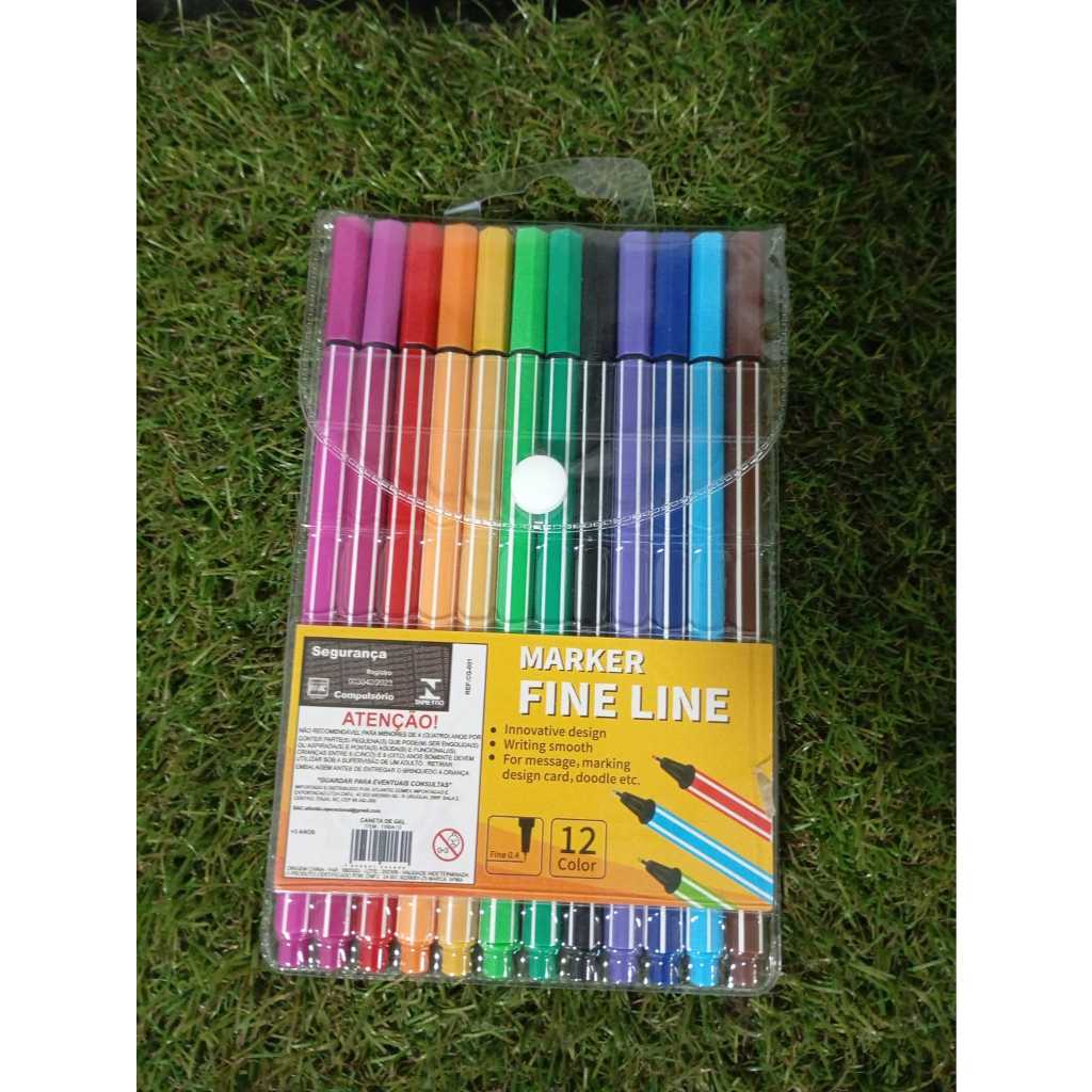 Marker Fine Line Design Inovador de caligrafia. | Shopee Brasil