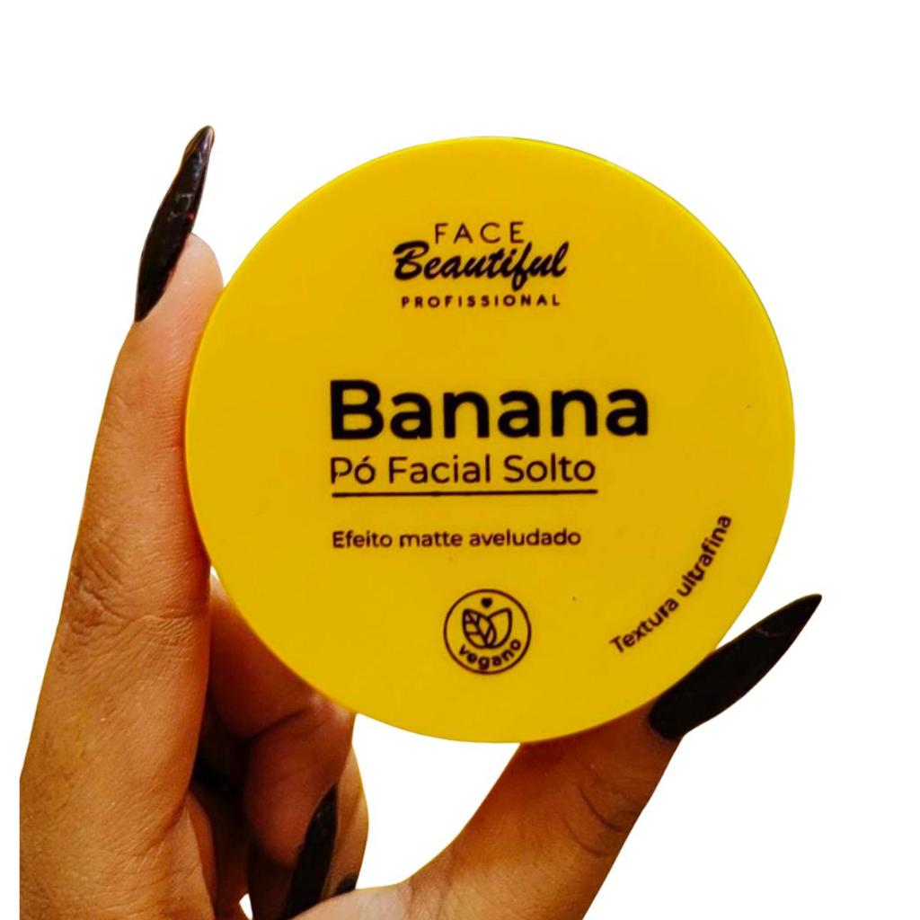 Pó Facial Solto Banana Face Beautiful | Shopee Brasil