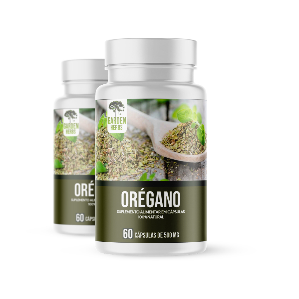 Kit 2 Frascos - Orégano ( Origanum Vulgare ) 500 Mg - 60 cápsulas ...
