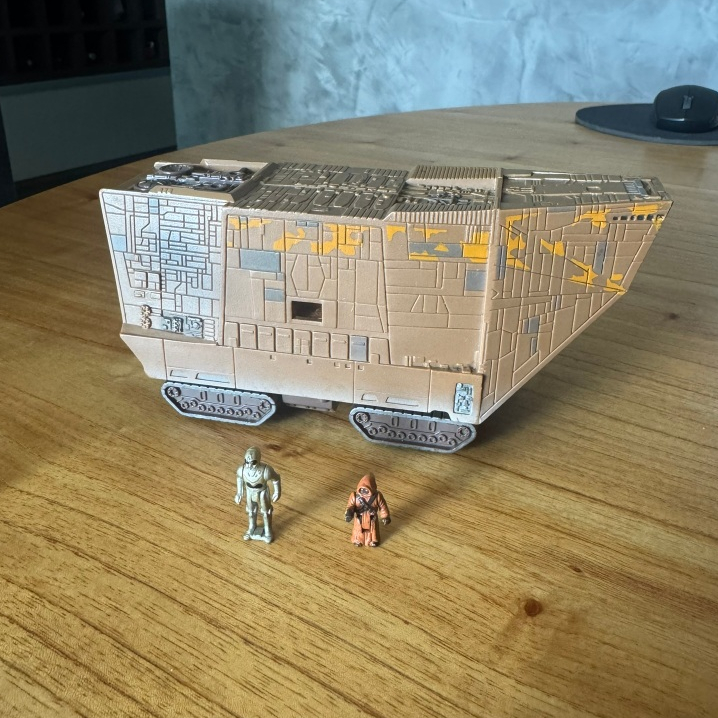 Jawa Sandcrawler com miniaturas - Star Wars - Micro Machines | Shopee ...
