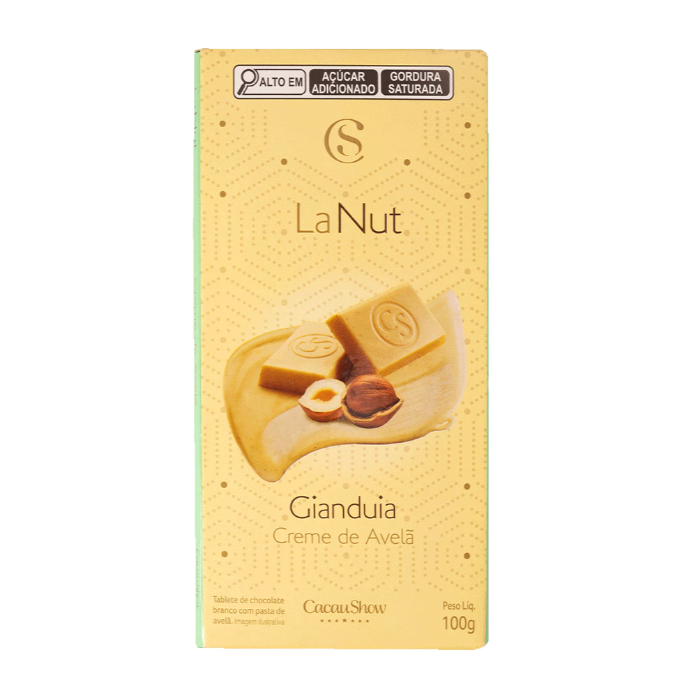 Tablete Cacau Show Lanut 100g | Shopee Brasil