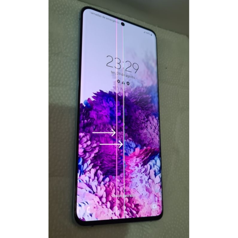 Samsung Galaxy S20+ Plus 128GB SM-G985F Usado (Com Linhas Verticais ...