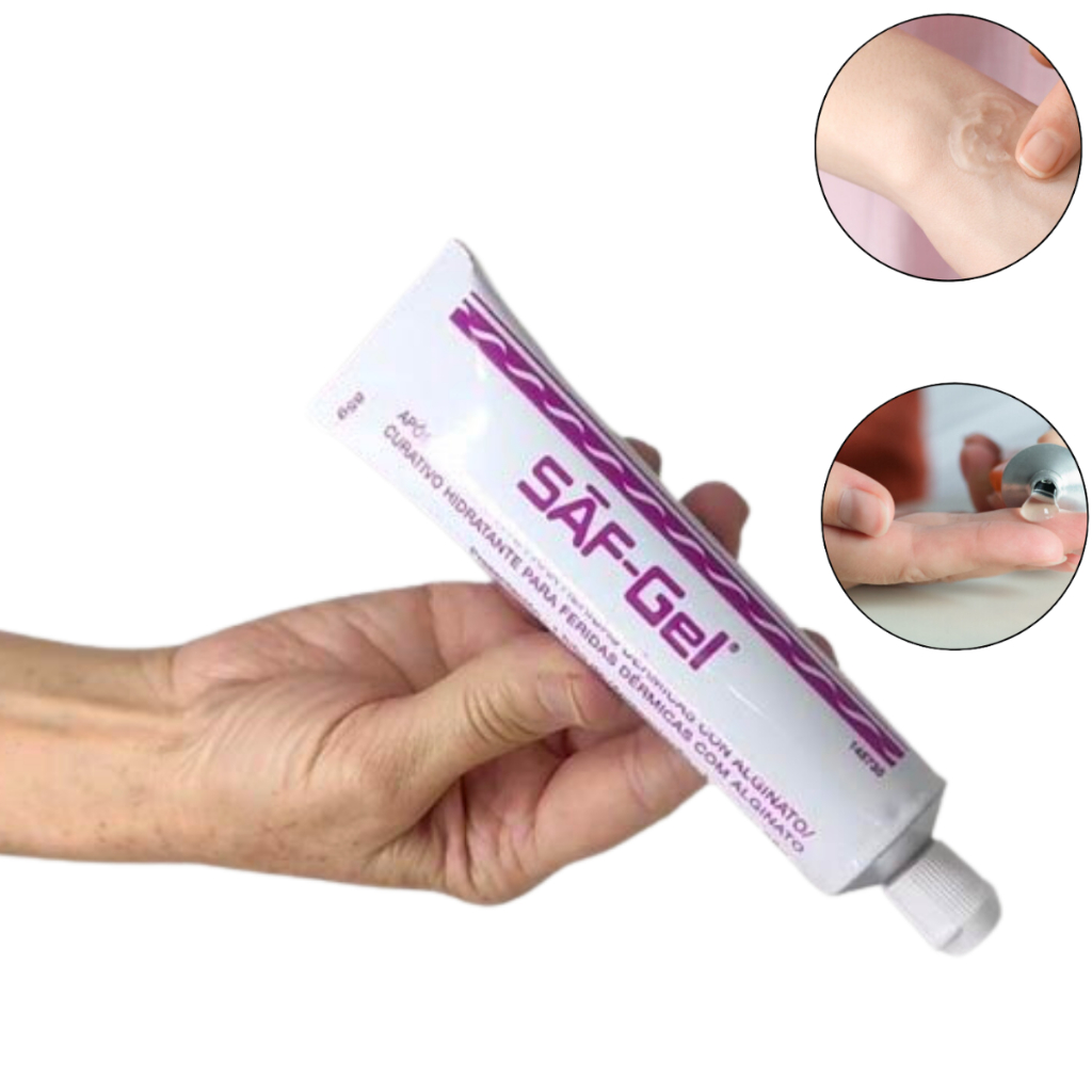 Saf-Gel Hidrogel 85g Convatec - Gel Pomada Cicatrizante para Feridas, Escaras e Queimaduras ...