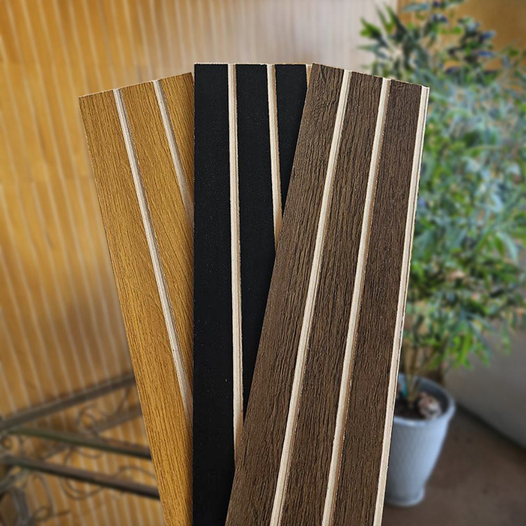 10 Revestimento Ripado Painel Placa Decorativa MDF 45x11,50cm | Shopee ...