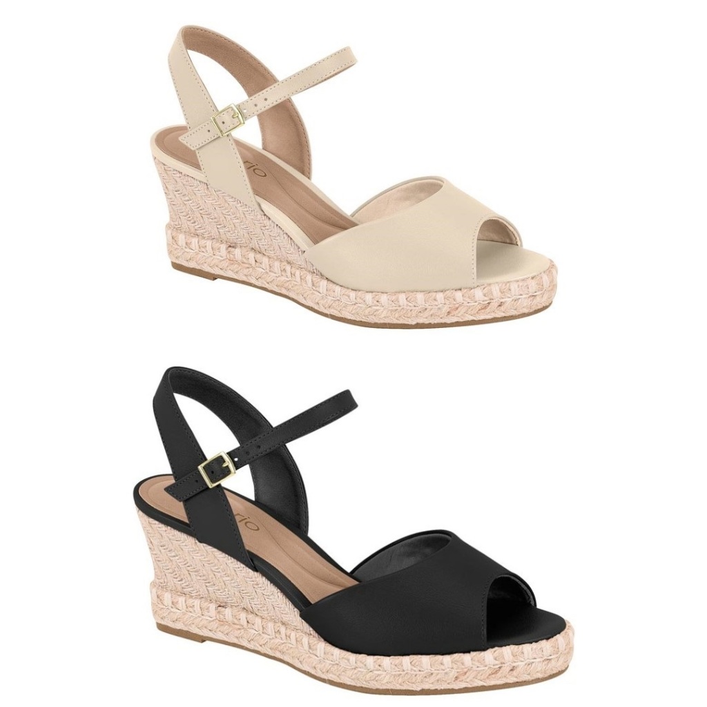Sandália Anabela Beira Rio Ultra Conforto Feminino | Shopee Brasil