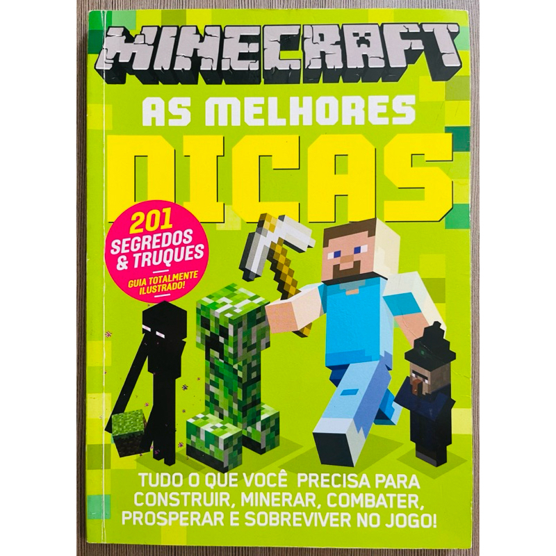Livro: As Melhores Dicas Minecraft | Shopee Brasil