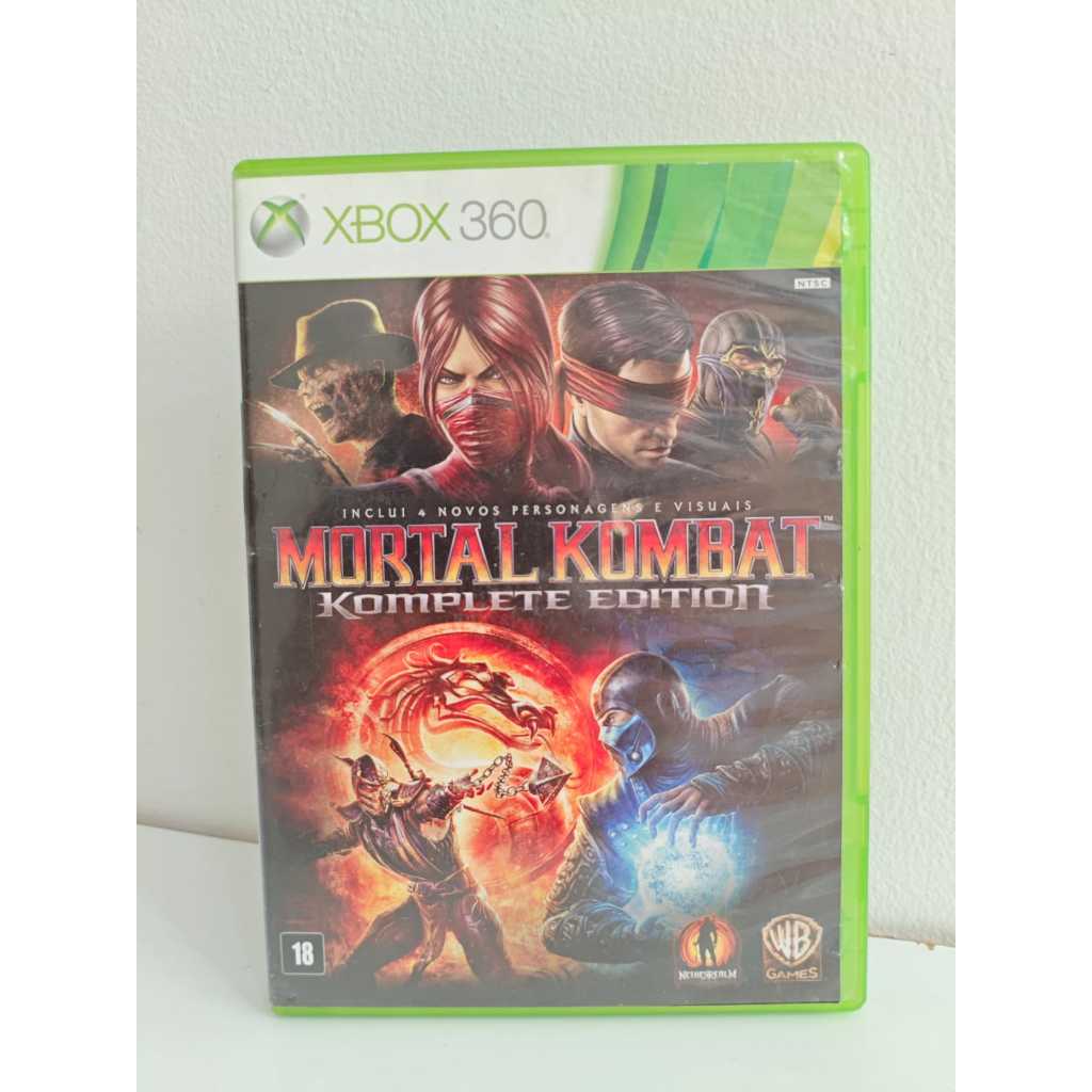 Mortal Kombat Komplete Edition - Xbox 360 Mídia Fisica ORIGINAL ...