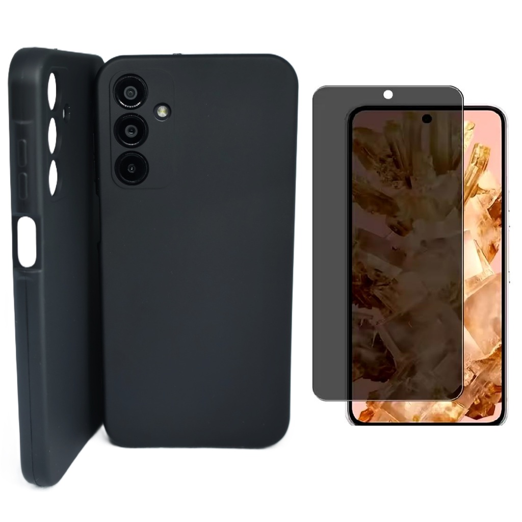 Capa Capinha Case aveludada para Samsung a25 + 2 Película De Privacidade | Shopee Brasil